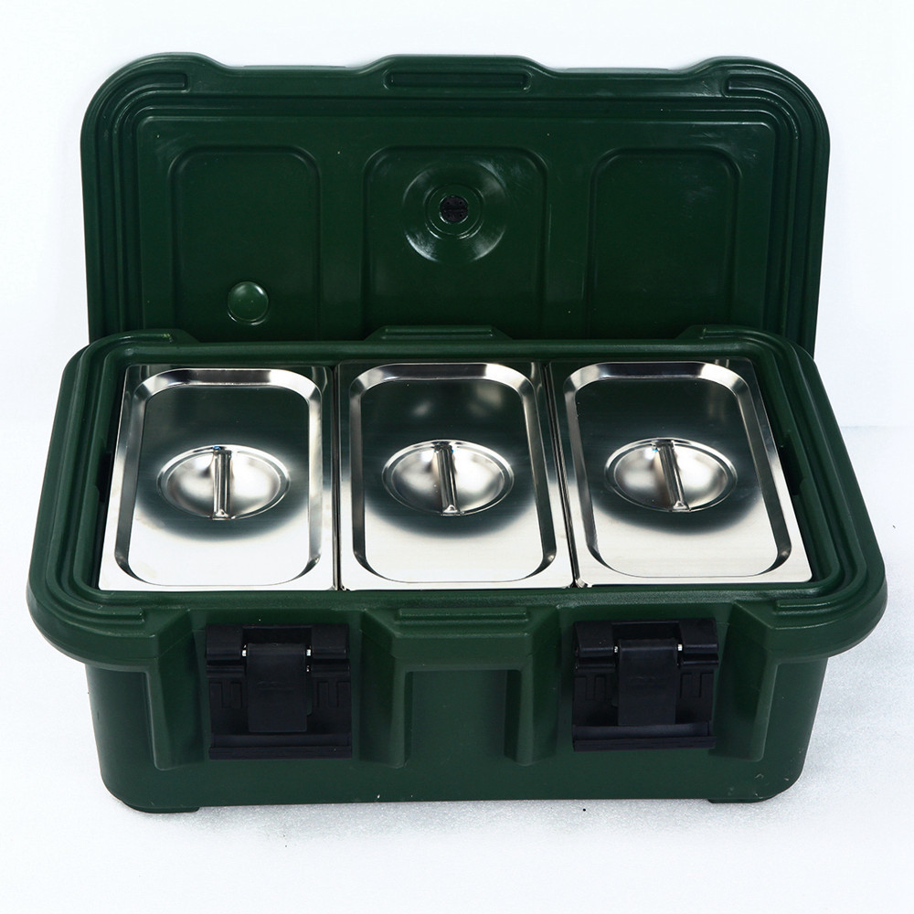33L Military Insulated Top Loading Food Pan Carriers For Army Food ...