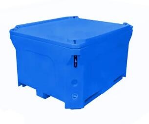 Top loading PE PU Foam Insulated Food Transport Container 1000L ...