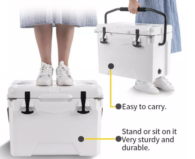 Plastic 25L Portable Rotomolded Cooler Box